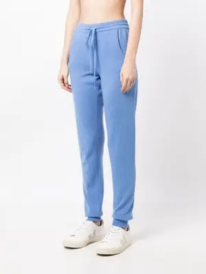 TEDDY CASHMERE Milano Cashmere Track Pants - Blue