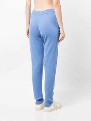 TEDDY CASHMERE Milano Cashmere Track Pants - Blue