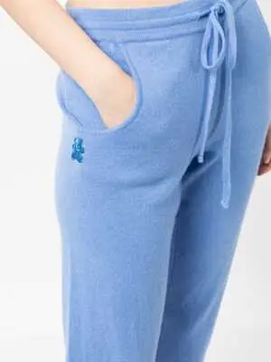 TEDDY CASHMERE Milano Cashmere Track Pants - Blue