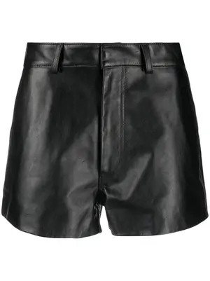 Gcds Thigh-length Leather Shorts