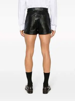 Gcds Thigh-length Leather Shorts