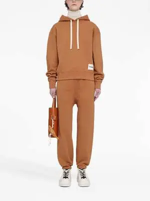JIL SANDER Cotton Track Pants - Brown