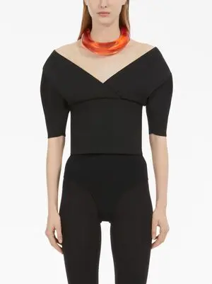 FERRAGAMO Short-sleeve Knitted Top