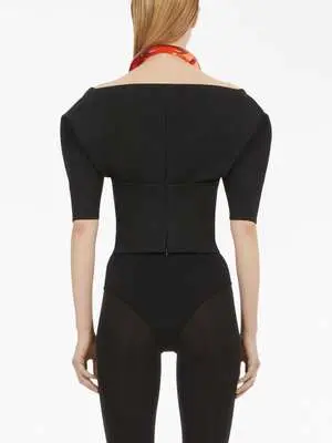 FERRAGAMO Short-sleeve Knitted Top