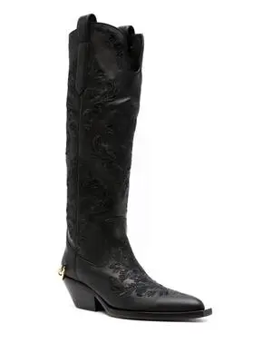 Zimmermann Duncan 45mm Leather Cowboy Boots