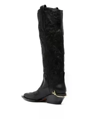 Zimmermann Duncan 45mm Leather Cowboy Boots