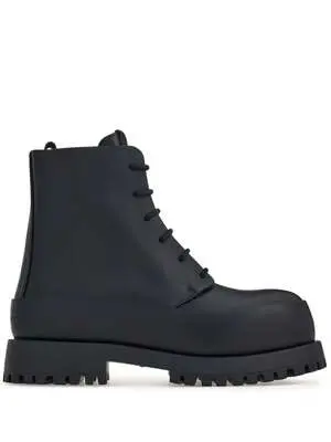Ferragamo Lace Boots For Men
