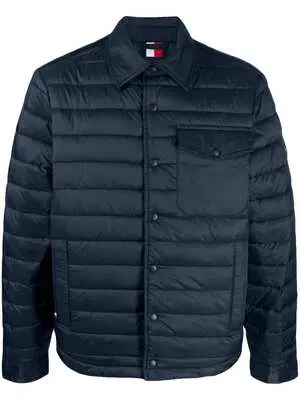 Tommy Hilfiger Logo-patch Padded Shirt Jacket
