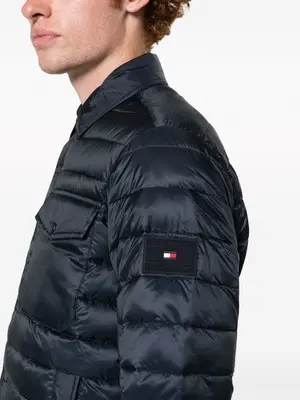 Tommy Hilfiger Logo-patch Padded Shirt Jacket