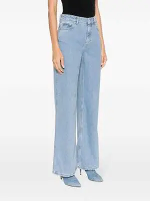 GESTUZ Mid-rise Wide-leg Jeans