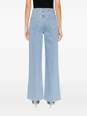 GESTUZ Mid-rise Wide-leg Jeans