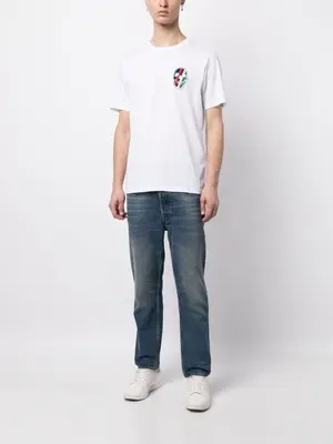 Paul Smith Skull-patch Organic Cotton T-shirt