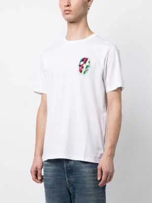Paul Smith Skull-patch Organic Cotton T-shirt