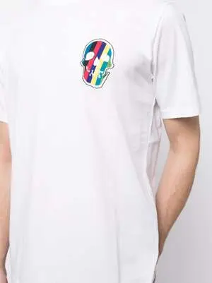 Paul Smith Skull-patch Organic Cotton T-shirt
