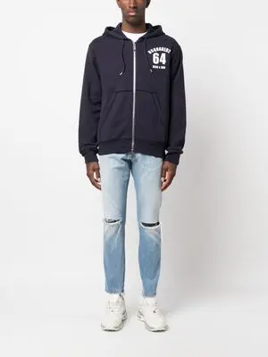 Dsquared2 Logo-print Zip-fastening Hoodie