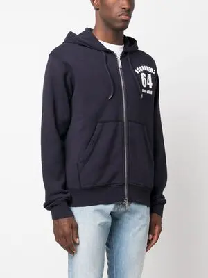 Dsquared2 Logo-print Zip-fastening Hoodie