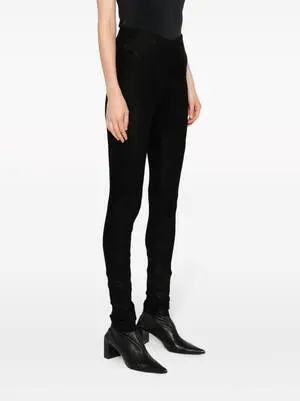 Isabel Benenato High-rise Leather Leggings