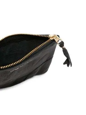 Comme Des Garçons Logo-debossed Leather Wallet - Black