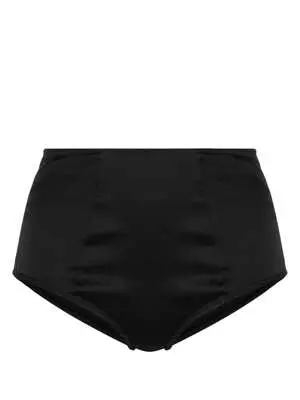 Kiki De Montparnasse Tous Les Jours High-waisted Briefs - Black