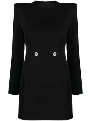 Versace Button Detailed Cocktail Dresses