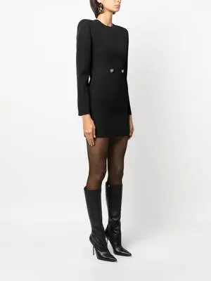 Versace Hourglass Grain-de-poudre Mini Dress
