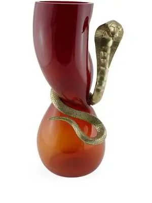 VANESSA MITRANI Cobra Glass Vase - Red