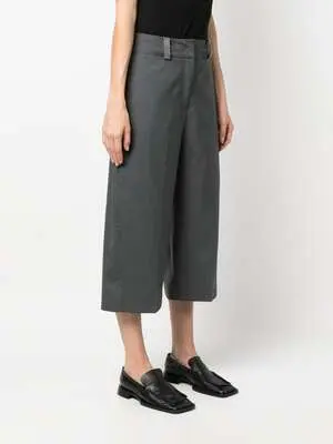 Fabiana Filippi Pressed-crease Wool Trousers