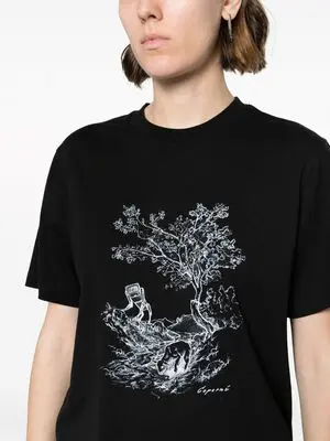 Coperni Illustration-print Cotton T-shirt