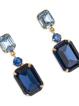 JENNIFER BEHR Justine Rectangle Earrings - Blue