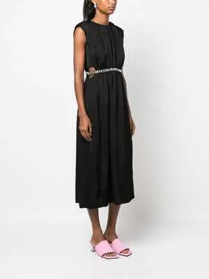 Sandro Crystal-embellished Midi Dress