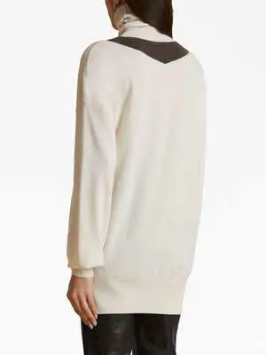 Khaite Esmal Jacquard-knit Cashmere Jumper