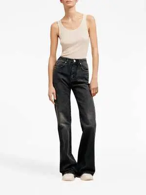 Ami Mid-rise Wide-leg Trousers