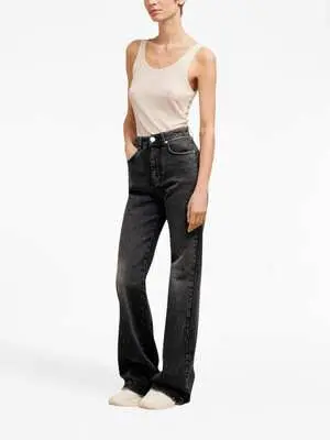 Ami Mid-rise Wide-leg Trousers