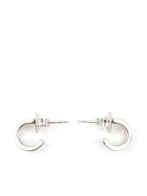 MAISON MARGIELA Engraved Hoop Earrings