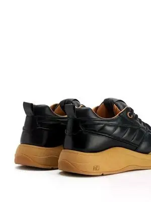 AMI Paris Panelled Sneakers - Black