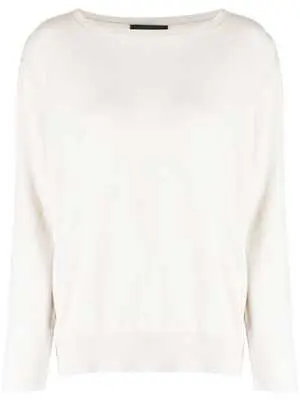 Fabiana Filippi Round-neck Sweater - White