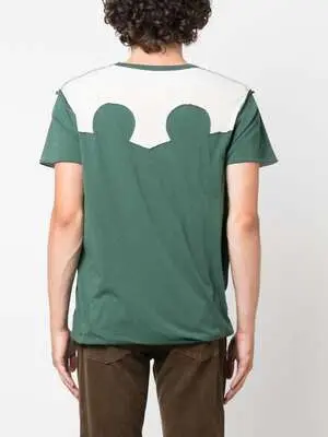 MAISON MARGIELA Décortiqué Logo-print T-shirt - Green
