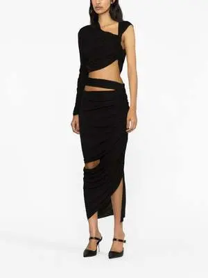 ANDREĀDAMO Draped Asymmetric Top