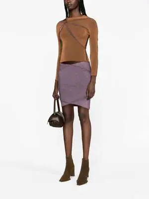 ISA BOULDER Starfish Contrast-stitching Top