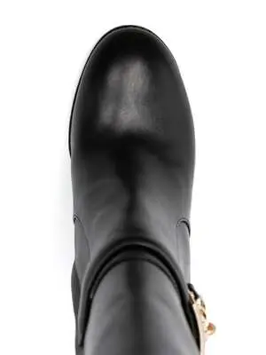 Michael Kors Hamilton 100mm Leather Boots