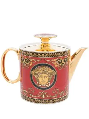 Versace Medusa-motif Teapot - Red