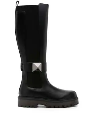 Valentino Garavani One Stud Knee-high Boots