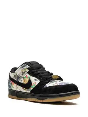 Nike X Supreme Sb Dunk Low Rammellzee Sneakers - Black