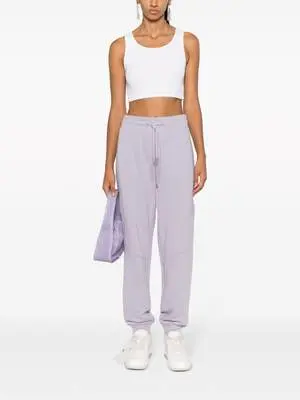 Calvin Klein Tab Jersey Track Pants - Purple
