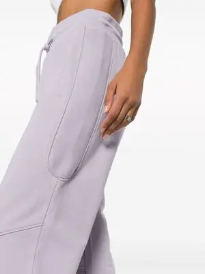 Calvin Klein Tab Jersey Track Pants - Purple