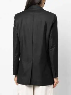 AMI Paris Single-breasted Wool Blazer - Grey