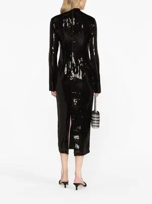 DE LA VALI Lazarus Sequined Midi Dress