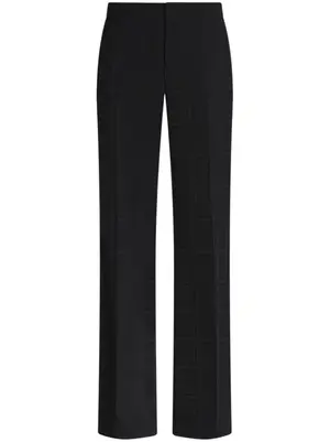 Etro Virgin Wool Straight-leg Trousers