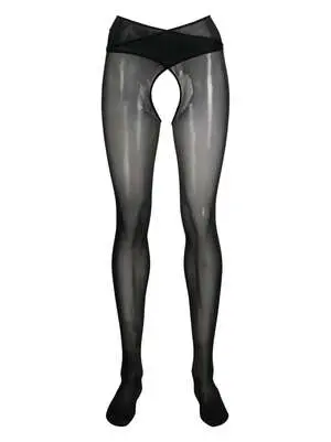 Wolford Individual 12 Stay-hip Tights - Black