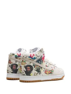 Nike X Supreme Sb Dunk High Rammellzee Sneakers